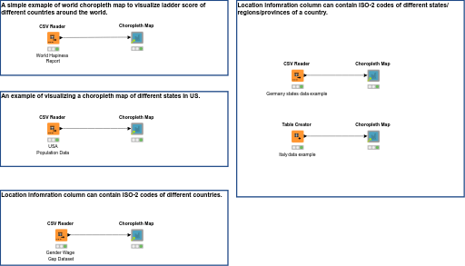 Choropleth Map Examples — NodePit