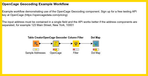 OpenCage Geocoding Example — NodePit