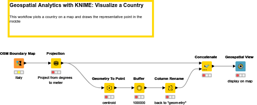 4. Visualize a country on a map — NodePit
